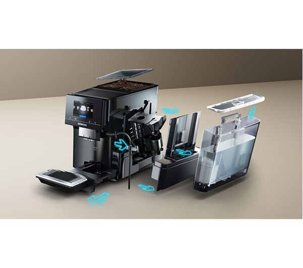 SIEMENS TP713GB9 EQ700 Smart Bean to Cup Coffee Machine - Black ...