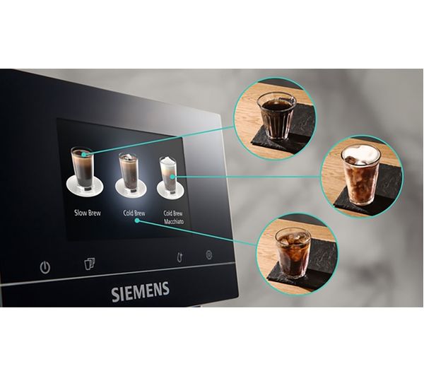 SIEMENS TP713GB9 EQ700 Smart Bean to Cup Coffee Machine - Black ...