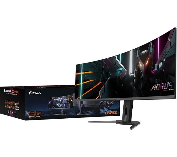 GIGABYTE AORUS CO49DQ UltraWide Dual Quad HD 49" Curved OLED Gaming ...