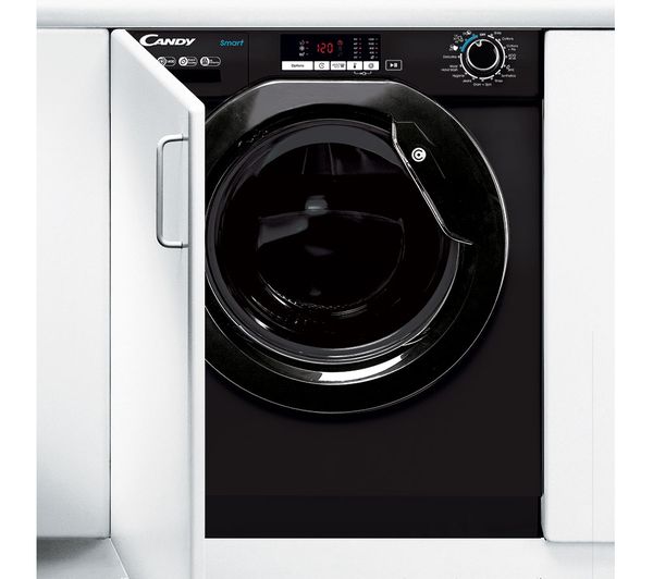 CANDY CBW49D2BBW4-80 Integrated 9 kg 1400 Spin Washing Machine ...