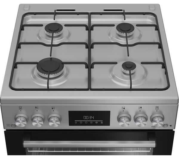 BEKO Pro FDG6231CS 60 cm Gas Cooker - Silver - 7734986415 - Currys Business