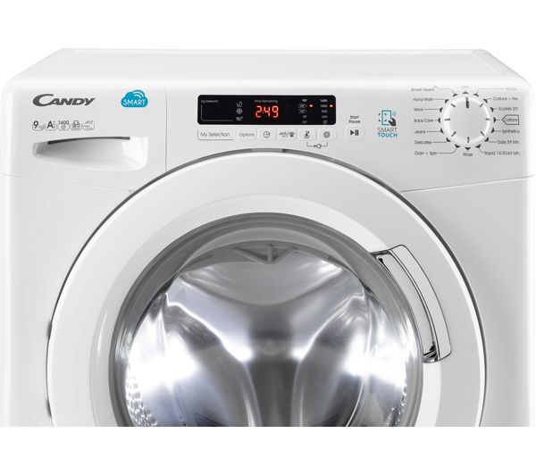 CANDY CVS 1492D3 NFC 9 kg 1400 Spin Washing Machine - White - 31007867 ...