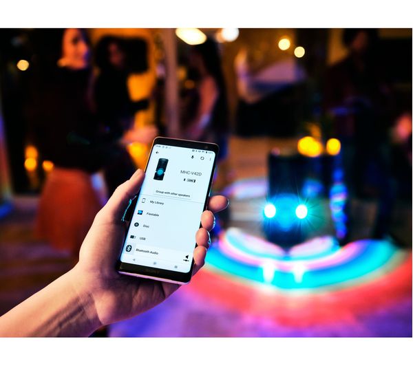 SONY MHC-V42D Bluetooth Megasound Party Speaker - Black - 4548736090309 ...