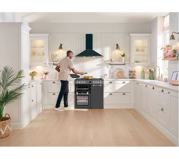 LEISURE CK90F530T 90 cm Dual Fuel Range Cooker - Anthracite ...