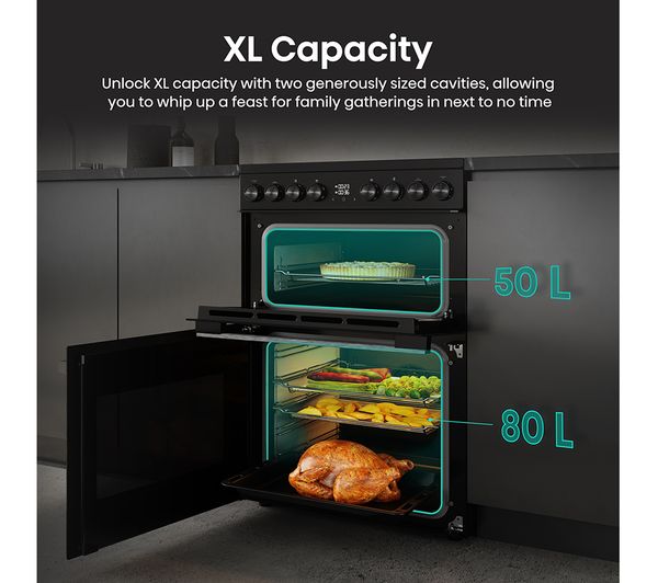 HISENSE Hi6 Max 80/50L HDCEC6C20B 60cm Electric Ceramic Cooker - Jet ...