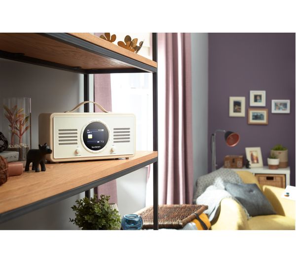 SANDSTROM SL-IBTC18 Portable DAB+/FM Smart Bluetooth Radio - Cream ...