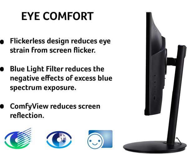 ACER CB272D Full HD 27" IPS LED Monitor - Black - UM.HB2EE.D02 - Currys ...