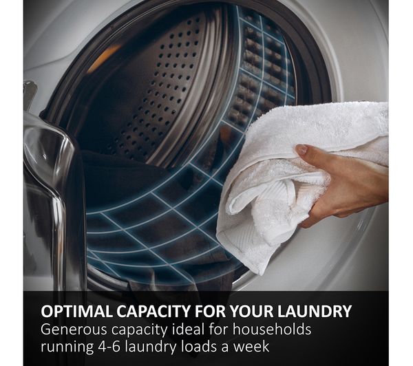 HAIER HWQ90B416FWB Integrated 9 kg 1600 Spin Washing Machine - 31801003 ...
