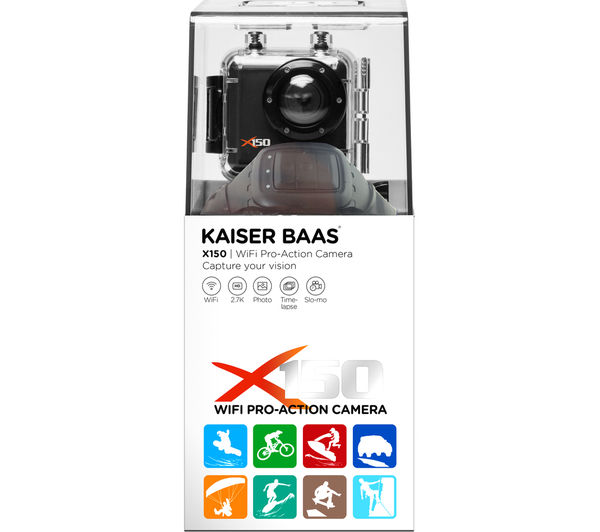 KAISER BAAS X150 Action Camcorder - Black - KAIKBA12009 - Currys Business