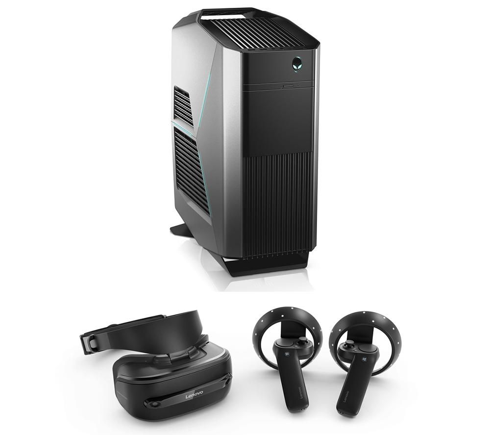 ALIENWARE Gaming Laptop, Explorer Mixed Reality Headset & Controllers ...