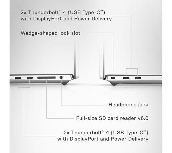 DELL XPS 17 9720 17" Laptop - Intel® Core™ i7, 512 GB SSD, Silver ...