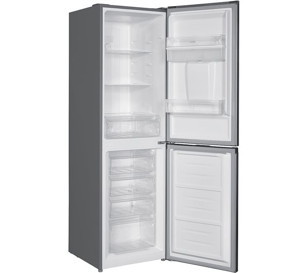 LOGIK LNFD55S23 50/50 Fridge Freezer - Silver - - Currys Business