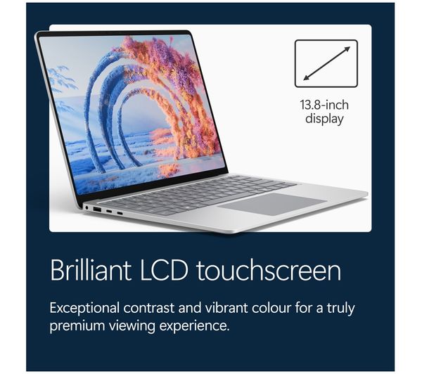 MICROSOFT Surface Laptop 13.8", Copilot+ PC - Snapdragon X2 Plus, 512 ...