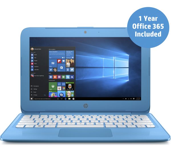 HP Stream 11 11.6" Intel® Celeron™ Laptop - 32 GB eMMC, Blue Deals | PC ...