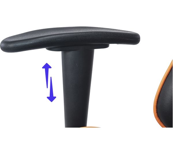 ADX Firebase Junior Race 24 Gaming Chair - Black & Orange - - Currys ...