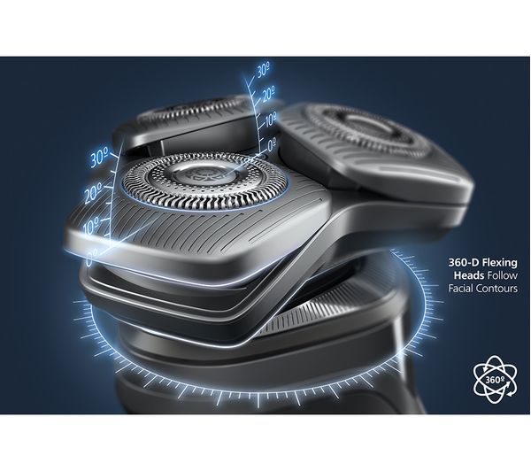 PHILIPS Series 8000 S8692/35 Wet & Dry Rotary Shaver - Blue - S8692/35 ...