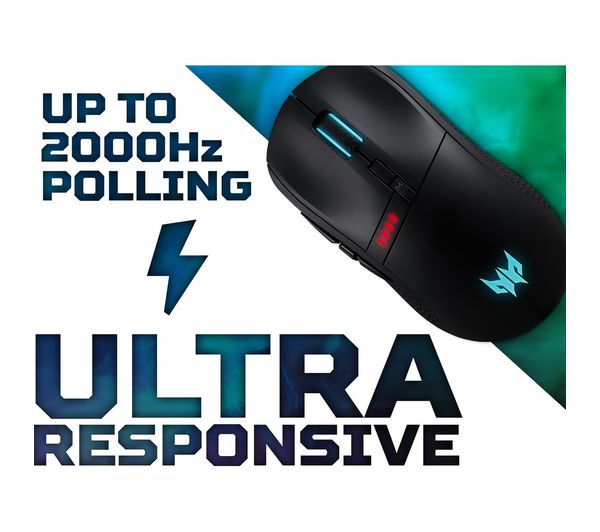 ACER Predator Cestus 350 Wireless Optical Gaming Mouse - GP.MCE11.00Q ...