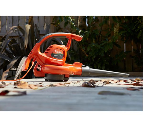 FLYMO PowerVac 2700 Garden Vacuum & Leaf Blower - Orange & Grey ...
