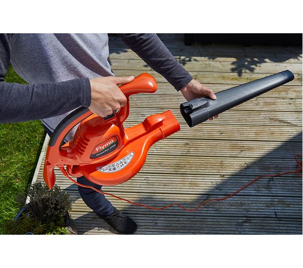 FLYMO PowerVac 2700 Garden Vacuum & Leaf Blower - Orange & Grey ...