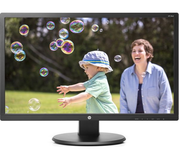 HP Slimline 411-a000na Desktop PC & 24" Monitor Bundle - T1H50EA#ABU ...