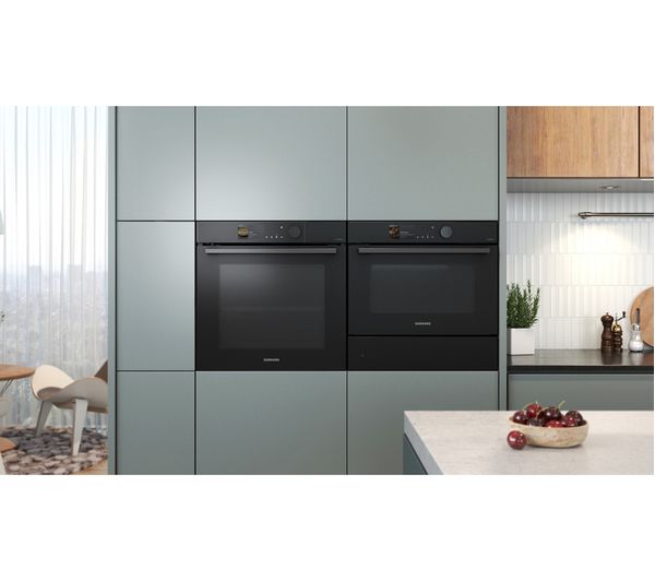 SAMSUNG Series 6 Bespoke Dual Cook NV7B6685AAN Electric Steam Smart ...
