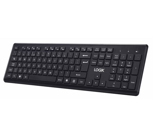 - LOGIK LSLFSKB24 Silent Wireless Keyboard - Black - Currys Business