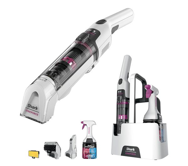 SHARK StainForce Stain-Destroying HX100UKT Cordless Spot Cleaner ...