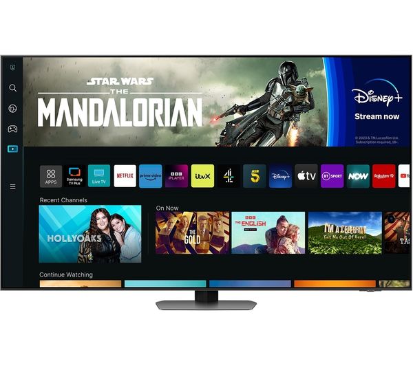 SAMSUNG QE75QN90CATXXU 75" Smart 4K Ultra HD HDR Neo QLED TV with Bixby ...