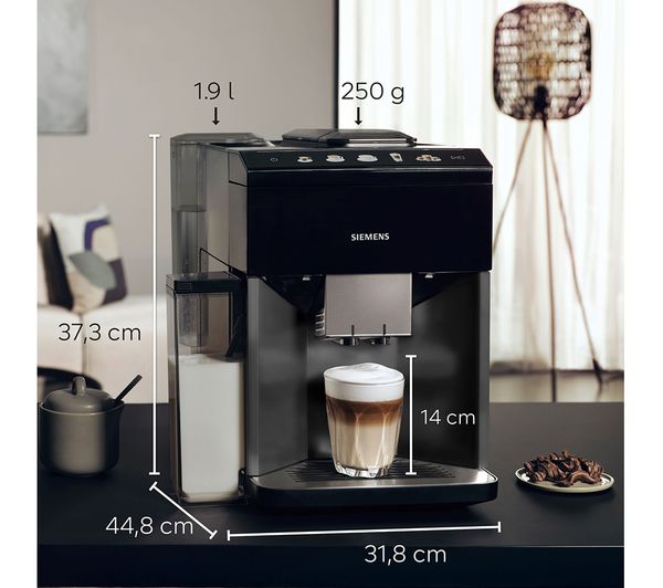 SIEMENS TQ515GB9 EQ500 Bean to Cup Fully Automatic Coffee Machine ...