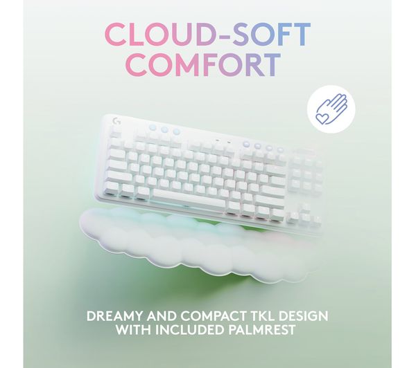 LOGITECH G715 Wireless Mechanical Gaming Keyboard - White - 920-010463 ...