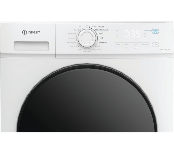 INDESIT MyTime IDMA 75624 UK 7 kg Washer Dryer - White - 869991722440 ...