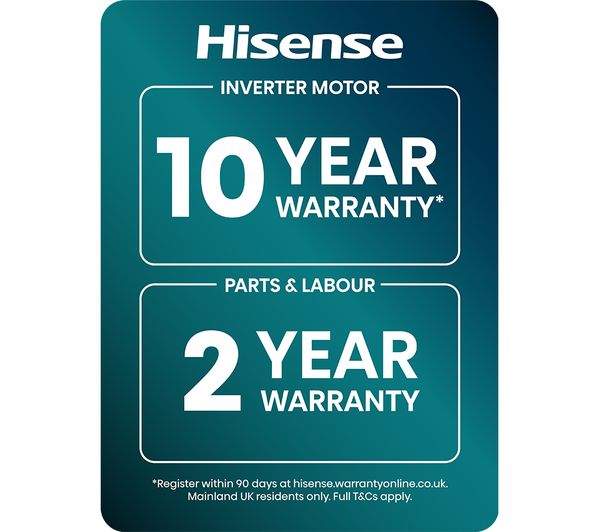 HISENSE 5S Series Auto Dosing WF5S1045BW WiFi-enabled 10.5 kg 1400 Spin ...