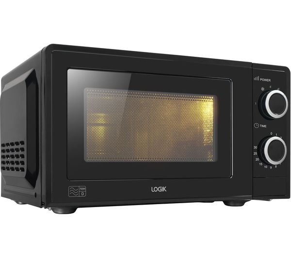 LOGIK LMB24 Compact Solo Microwave - Black - - Currys Business