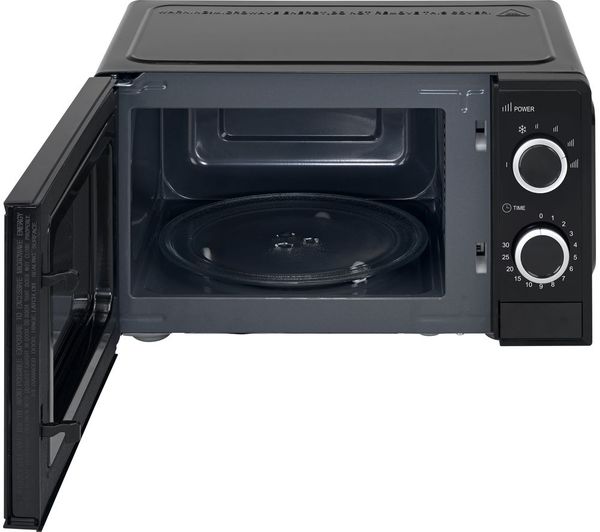 LOGIK LMB24 Compact Solo Microwave - Black - - Currys Business