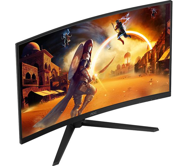 AOC CQ32G4VE Quad HD 32" Curved VA LCD Gaming Monitor - Black ...
