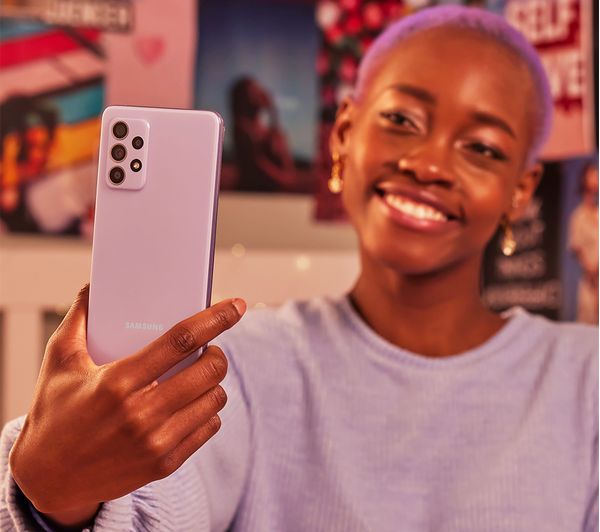 SM-A526BZBDEUA - SAMSUNG Galaxy A52 5G - 128 GB, Awesome Blue - Currys ...