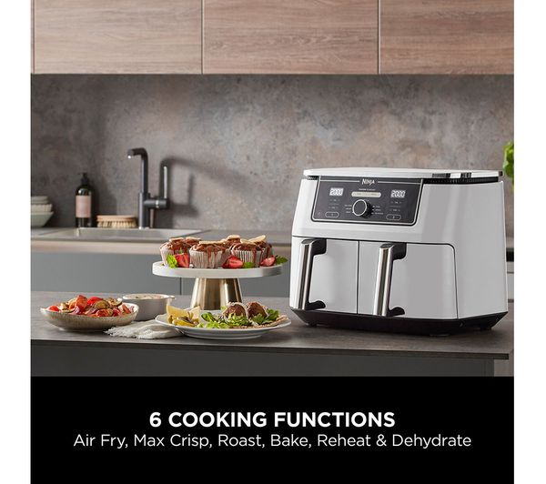 NINJA Foodi MAX Dual Zone AF400UKWH Air Fryer - White - AF400UKWH - Currys Business