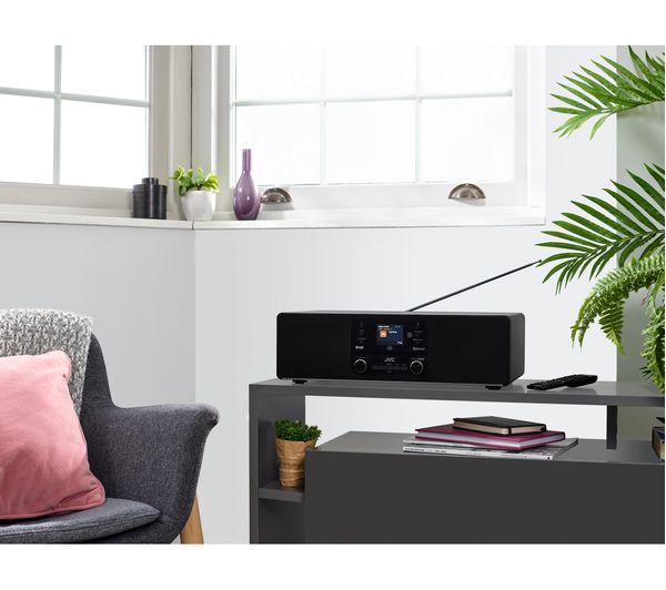 JVC RD-D100 Bluetooth All-in-One Hi-Fi System - Black - - Currys Business