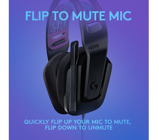 LOGITECH G335 Gaming Headset - Black - 981-000978 - Currys Business