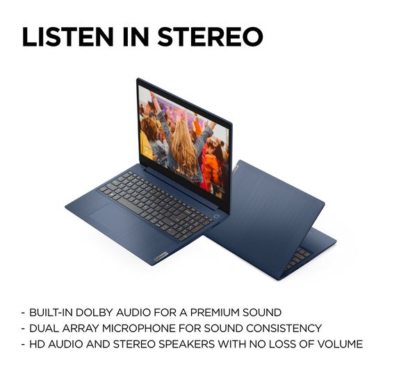 LENOVO IdeaPad 3i 15.6" Laptop - Intel® Core™ i5, 256 GB SSD, Blue ...