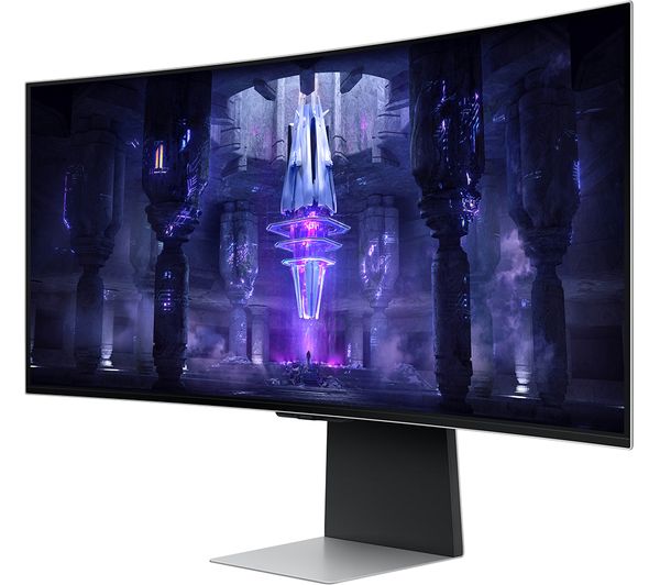 SAMSUNG Odyssey G8 LS34BG850SUXXU Wide Quad HD 34" Curved OLED Smart ...
