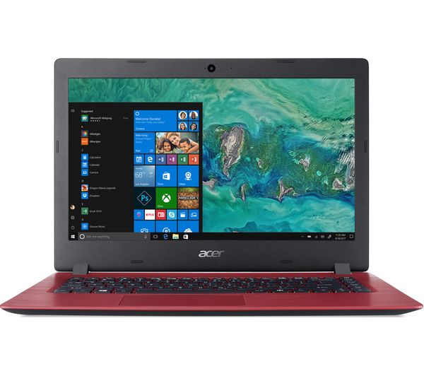 ACER Aspire 1 14" Laptop - Intel® Celeron¿, 64 GB eMMC, Red - NX.GWAEK ...