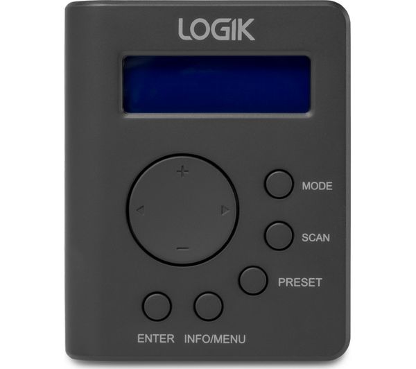 LOGIK LHDAB17 Portable DAB/FM Pocket Radio - Black - LHDAB17 - Currys ...