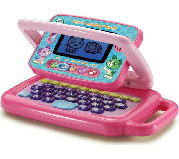 LEAPFROG 2-in-1 LeapTop Touch Laptop - Pink - 600953 - Currys Business