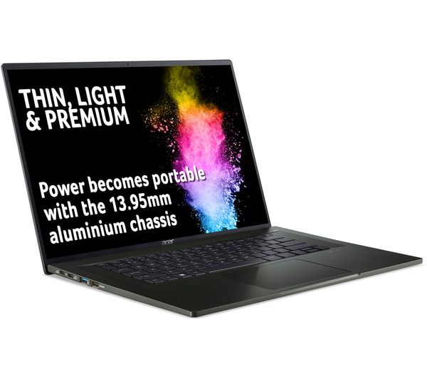 ACER Swift Edge 16" Laptop - AMD Ryzen 7, 1 TB SSD, Black - NX.KAAEK ...