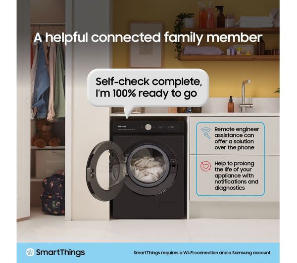 SAMSUNG Series 5 SpaceMax WW11DG5B25ABEU WiFi-enabled 11 kg 1400 Spin ...