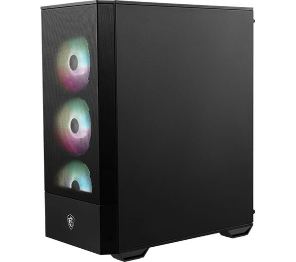 MSI MAG FORGE 112R ATX Mid-Tower PC Case - Black - 122815 - Currys Business