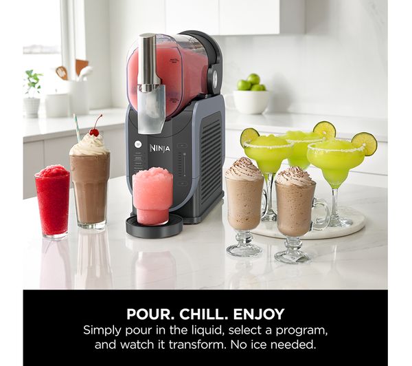 NINJA SLUSHi FS301UK Frozen Drink Maker - Artic Blue & Grey - FS301UK ...