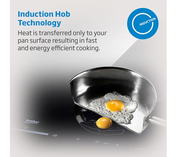 BEKO Pro HII64400MT 58 cm Electric Induction Hob - Black - 7757186325 ...