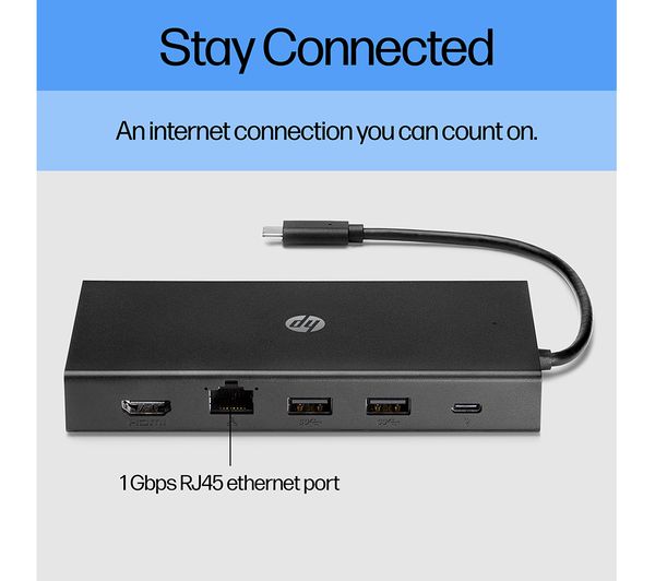 HP Travel 11-port USB Type-C Connection Hub - 1C1Y5AA#ABB - Currys Business